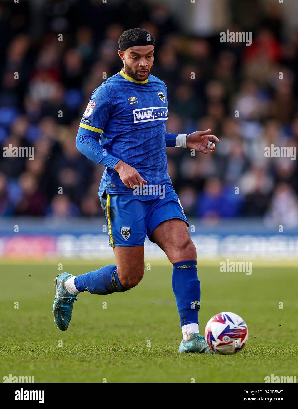 AFC Wimbledon's Ryan Johnson during the Sky Bet League Two match at ...