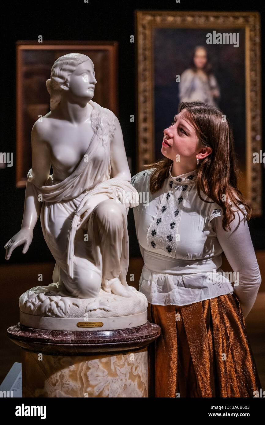 London, UK. 3 Mar 2025. Ruth gleaning by Randolph Rogers (American ...