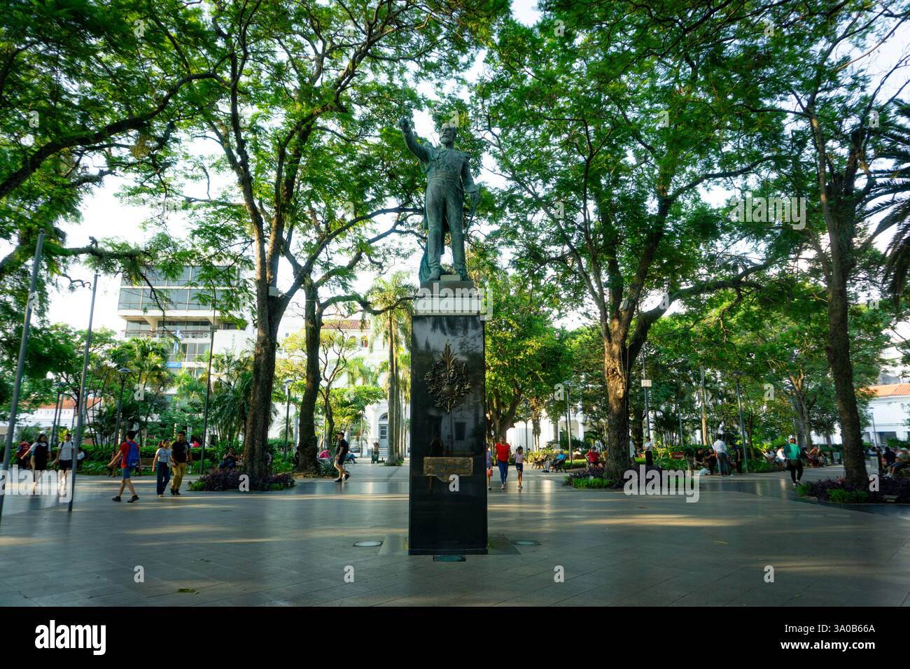 Monument of Ignacio Warnes in Plaza 24 de Septiembre Santa Cruz Bolivia Commemorating the ...