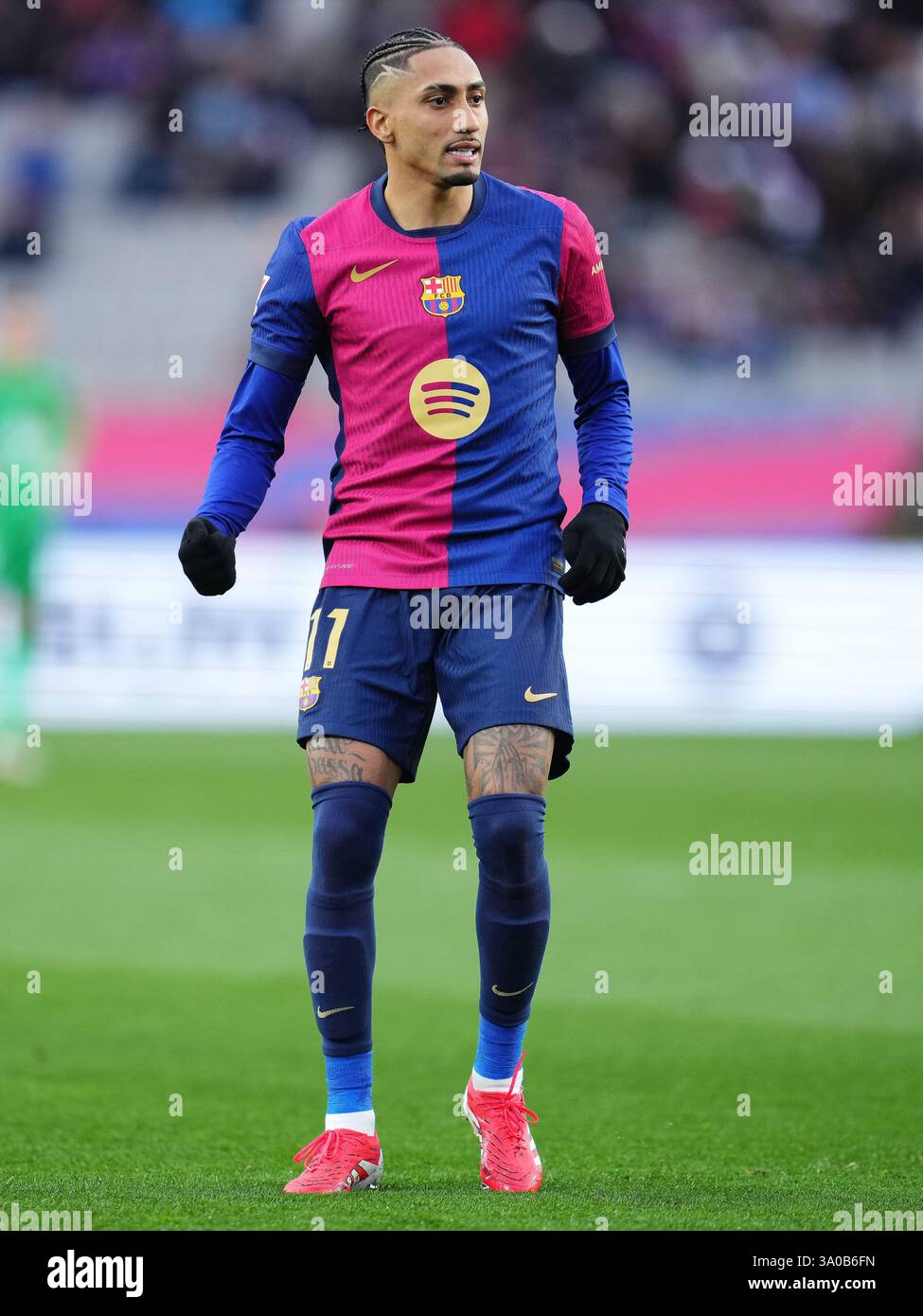 Raphael Dias Belloli Raphinha of FC Barcelona during the La Liga EA ...
