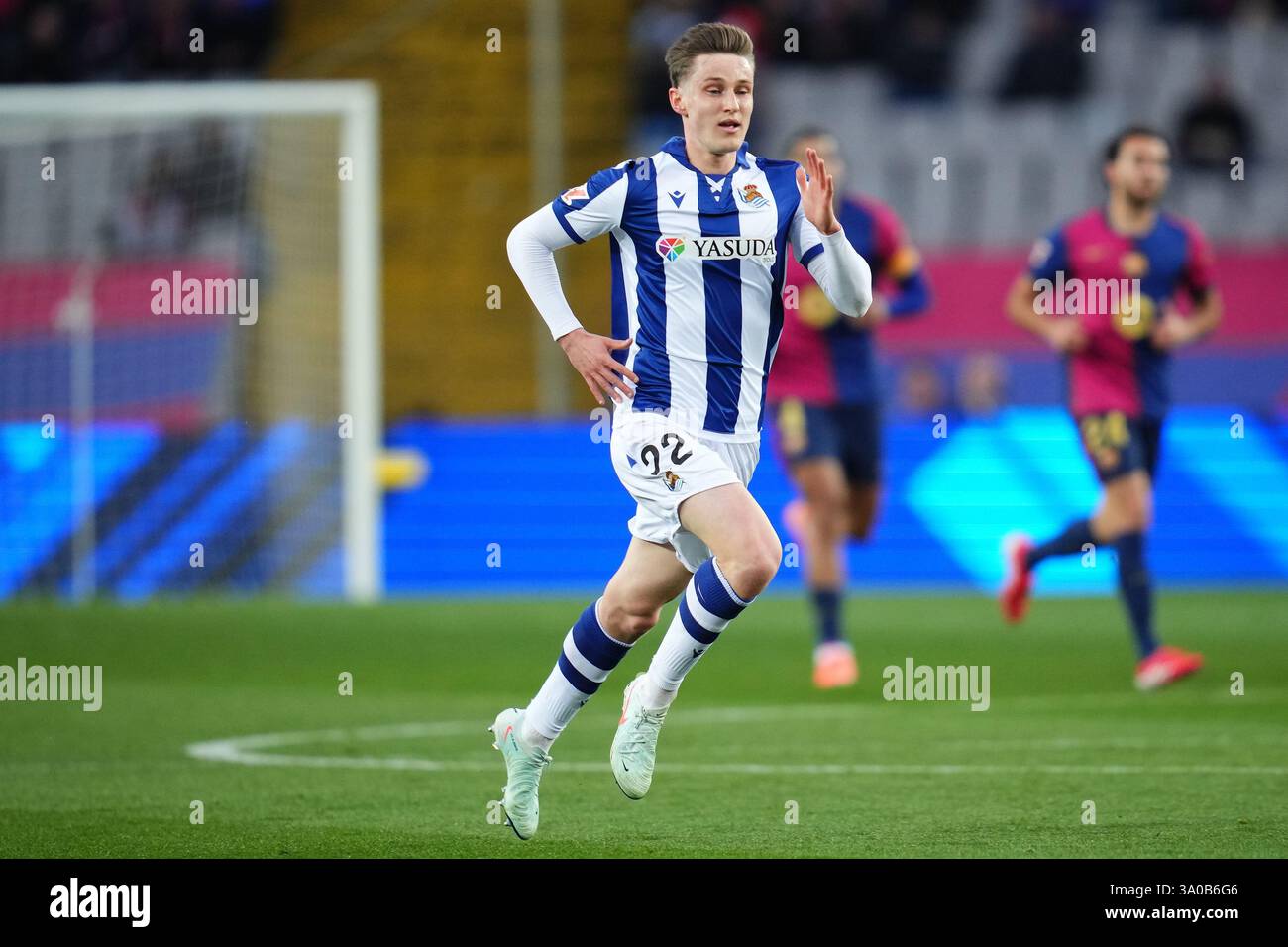 Benat Turrientes of Real Sociedad during the La Liga EA Sports match ...