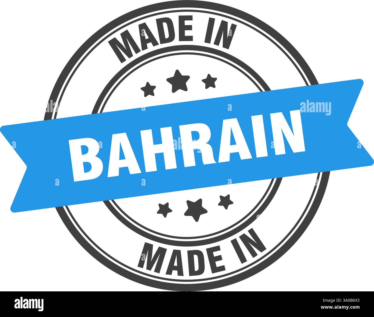 Made in Bahrain stamp. Made in Bahrain round sign Stock Vector Image ...