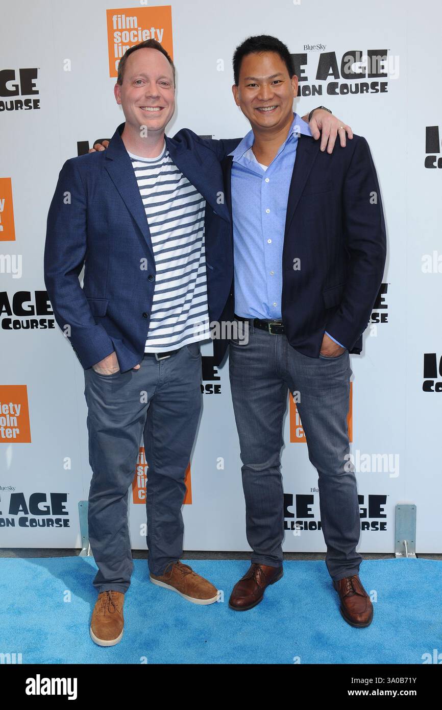 Michael Thurmeier and Galen Tan Chu attending the 'Ice Age: Collision ...
