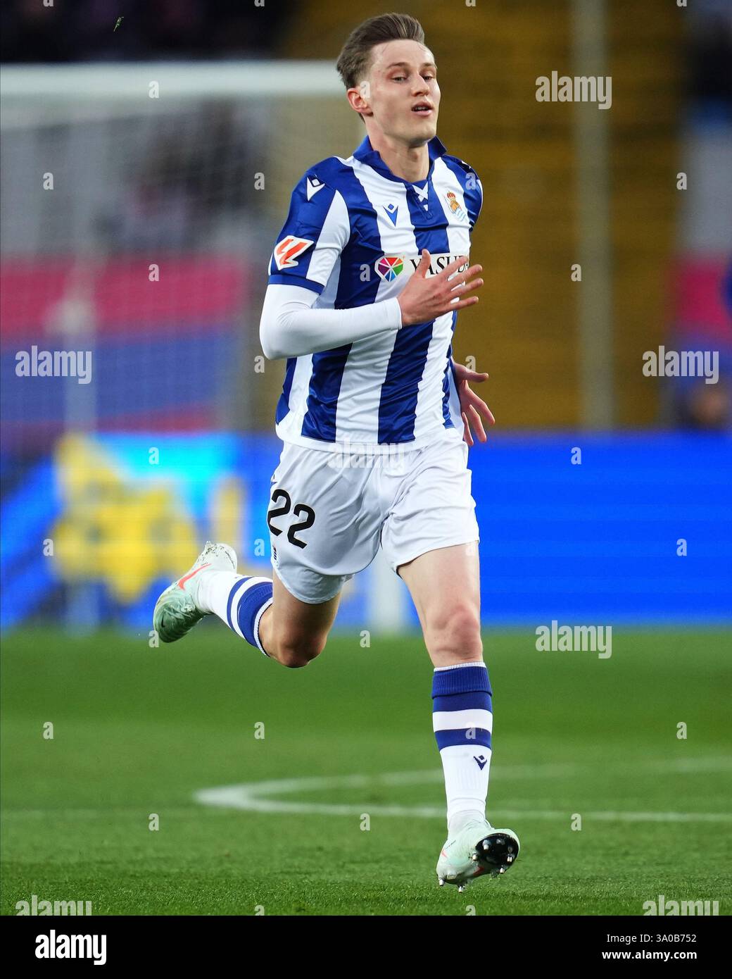 Barcelona, Spain. 03rd Mar, 2025. Benat Turrientes of Real Sociedad ...