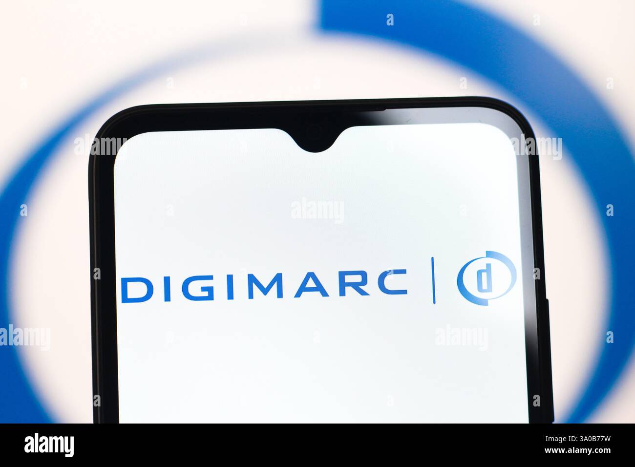 Canada. 03rd Mar, 2025. In this photo illustration, the Digimarc ...