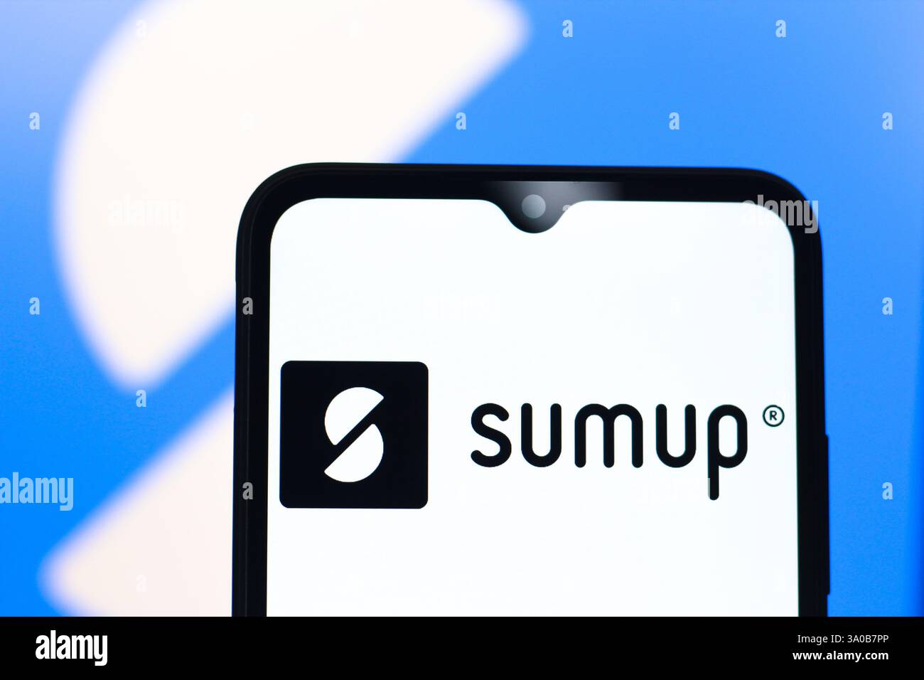 Canada. 03rd Mar, 2025. In this photo illustration, the SumUp logo is ...