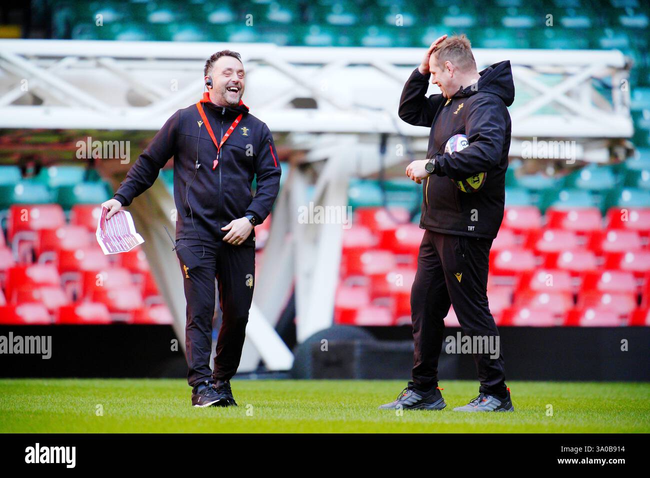 Wales head coach Matt Sherratt before a training session at the ...