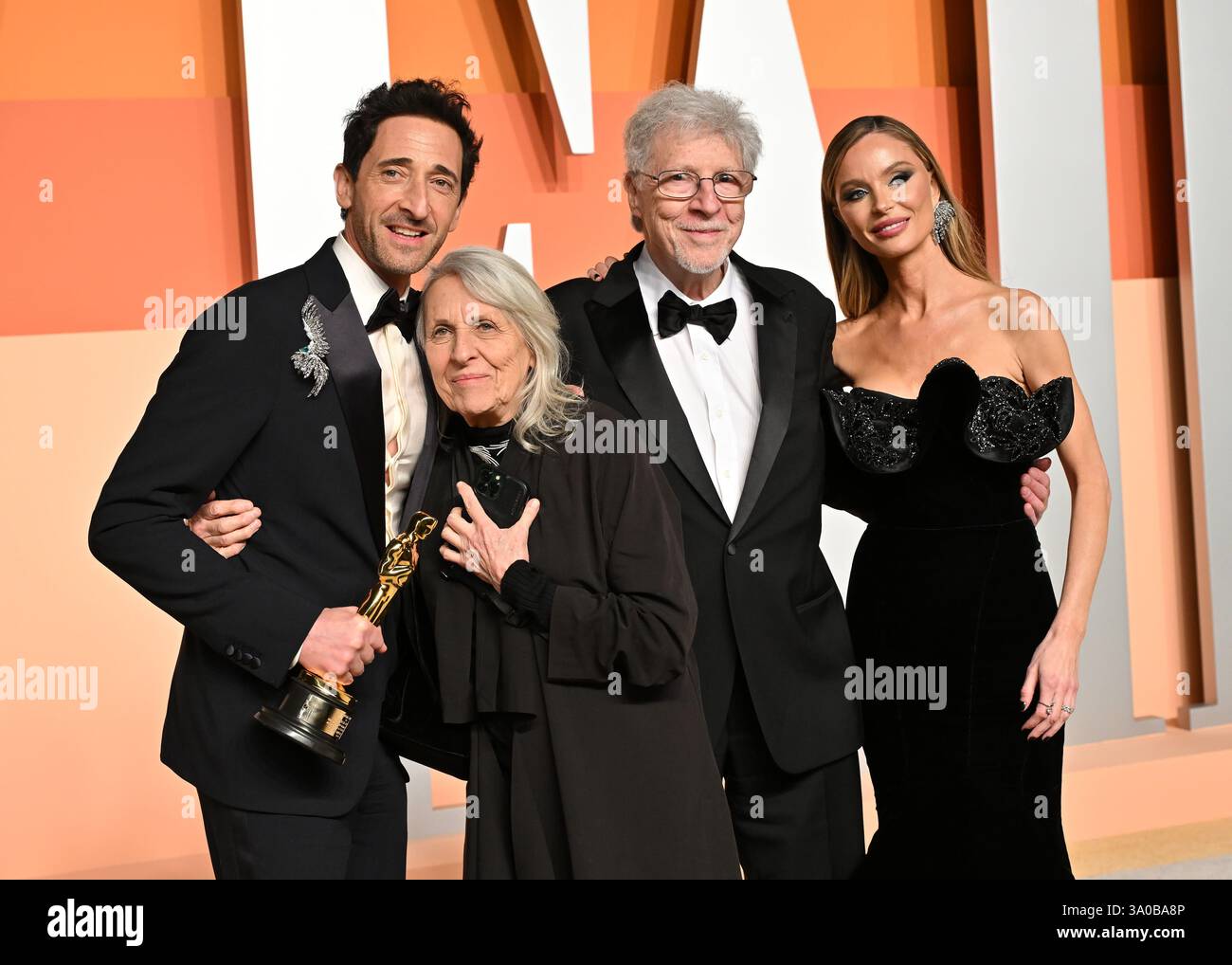Beverly Hills, USA. 02nd Mar, 2025. Adrien Brody, Sylvia Plachy, Elliot ...