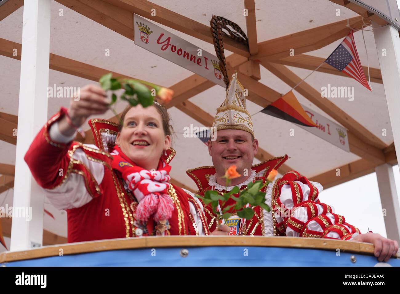 Marne, Germany. 03rd Mar, 2025. The prince and princess Tim I and ...