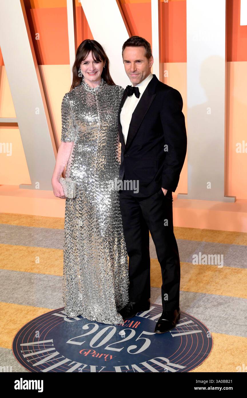 Emily Mortimer mit Ehamann Alessandro Nivola bei der Vanity Fair Oscar ...