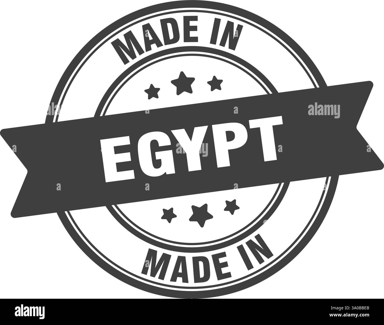 Made in Egypt stamp. Made in Egypt round sign Stock Vector Image & Art ...