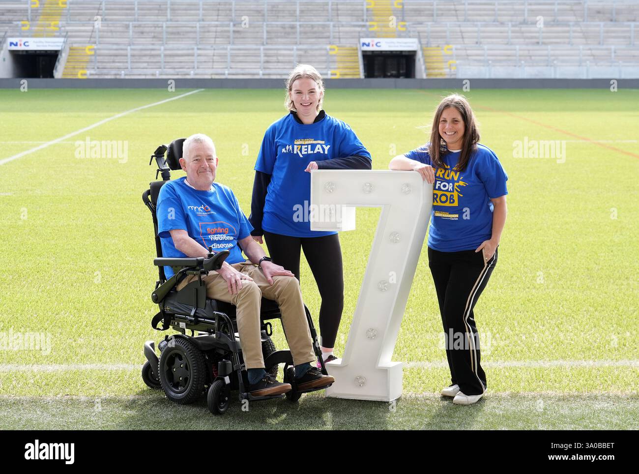 Lindsey Burrow (right), Alice Liley (centre) and Andrew Gough pose for ...