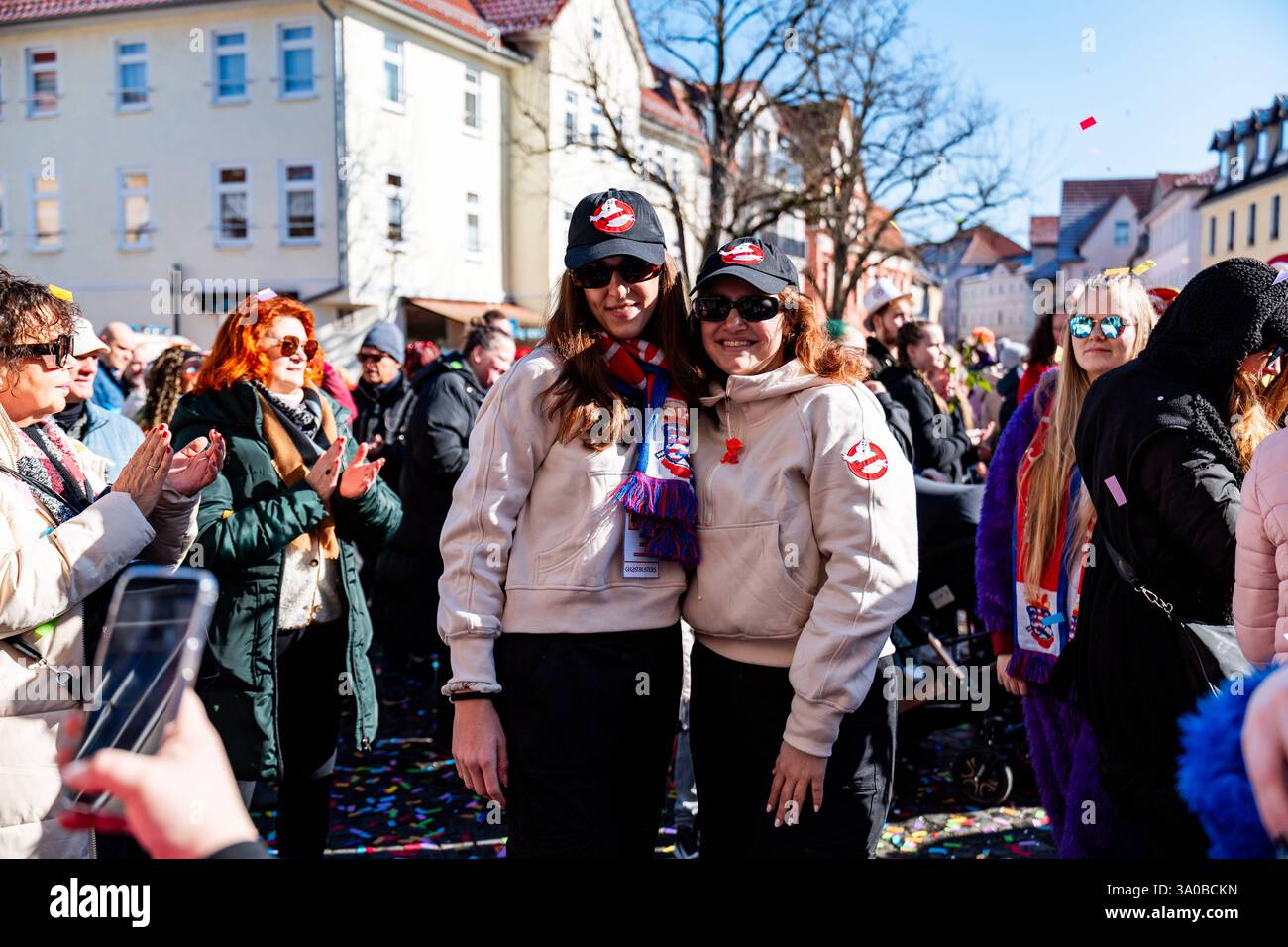 03.03.2025, GER, Kultur, Rosenmontag Karneval Sieben der acht ...