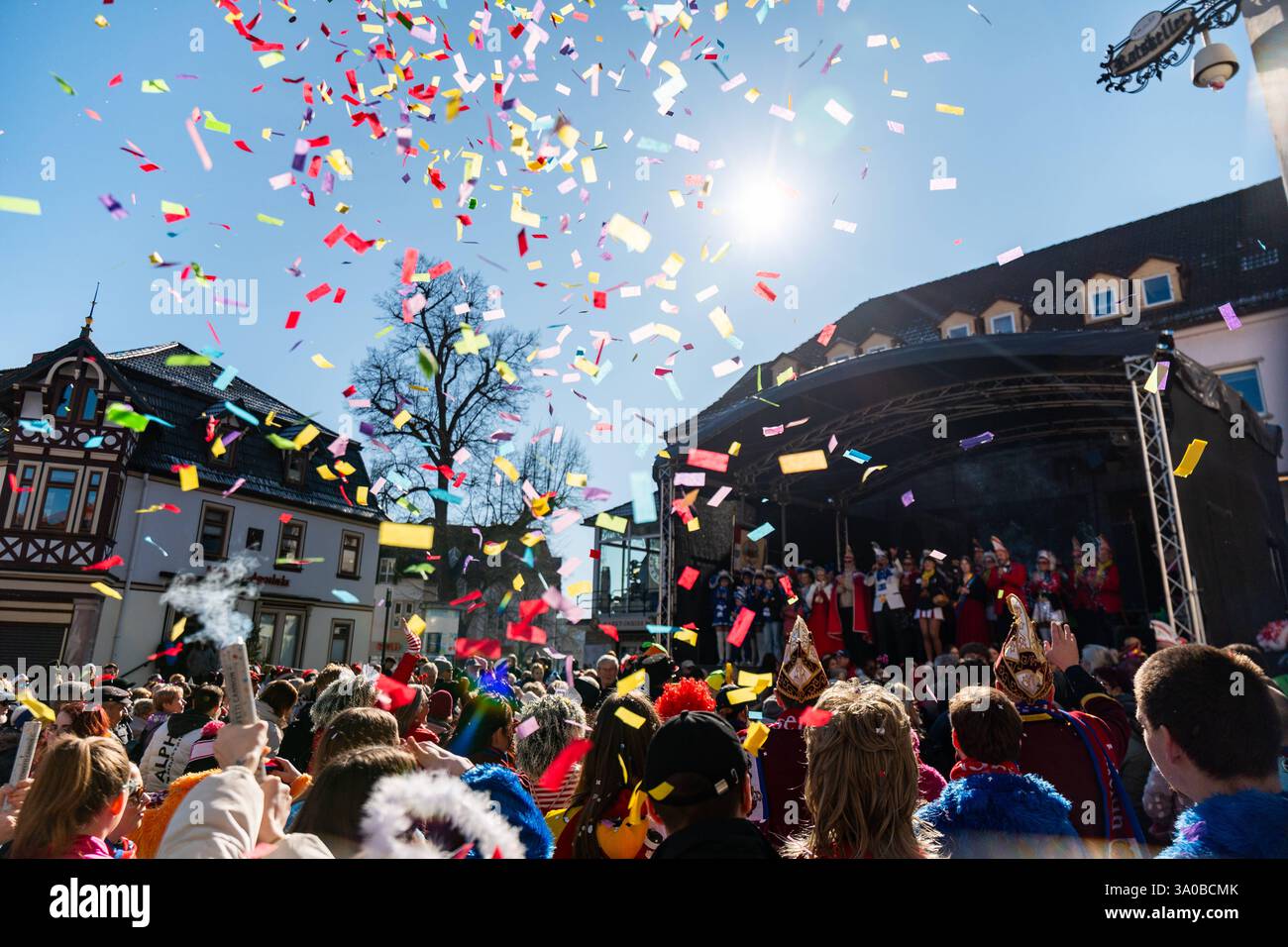 03.03.2025, GER, Kultur, Rosenmontag Karneval Sieben der acht ...