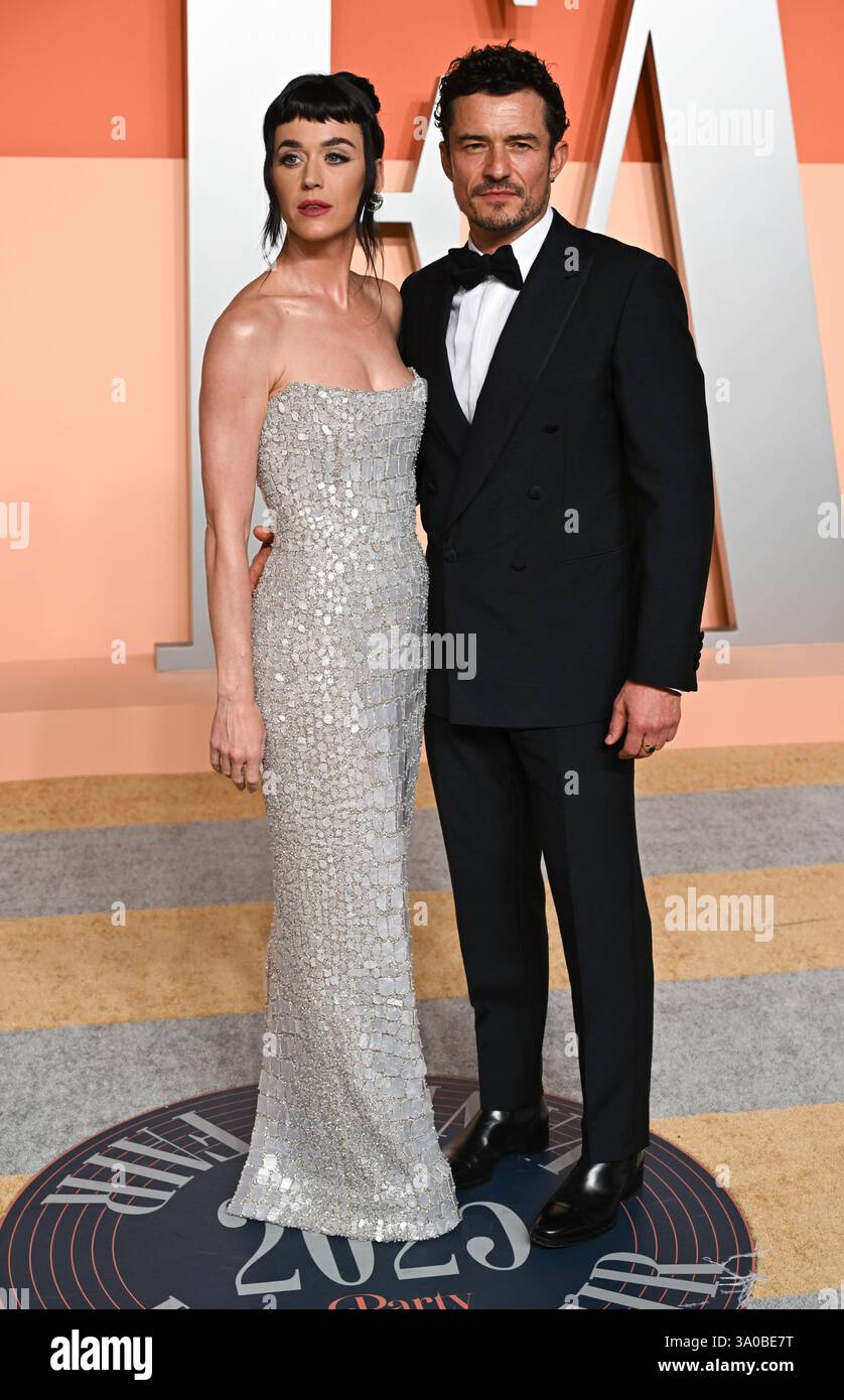 Los Angeles, USA. March 2nd, 2025. Katy Perry and Orlando Bloom ...