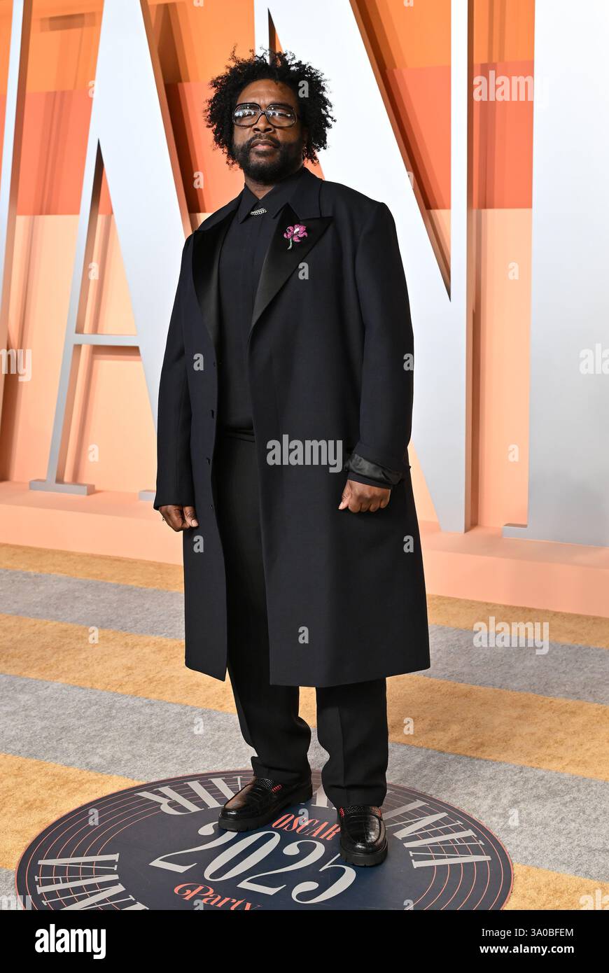 Beverly Hills, USA. 02nd Mar, 2025. Questlove arriving at the Vanity ...