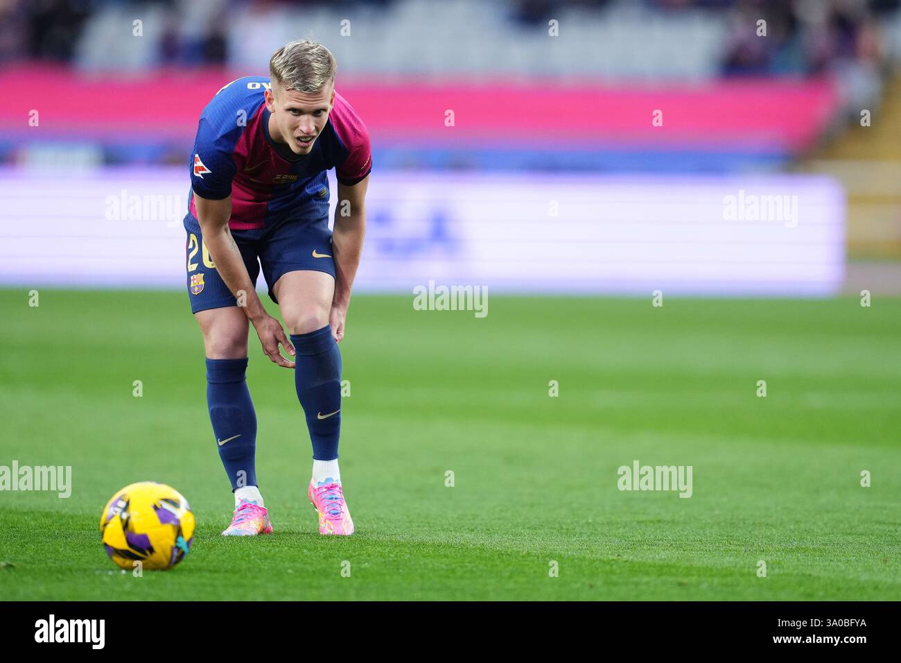 Dani Olmo of FC Barcelona during the La Liga EA Sports match between FC ...