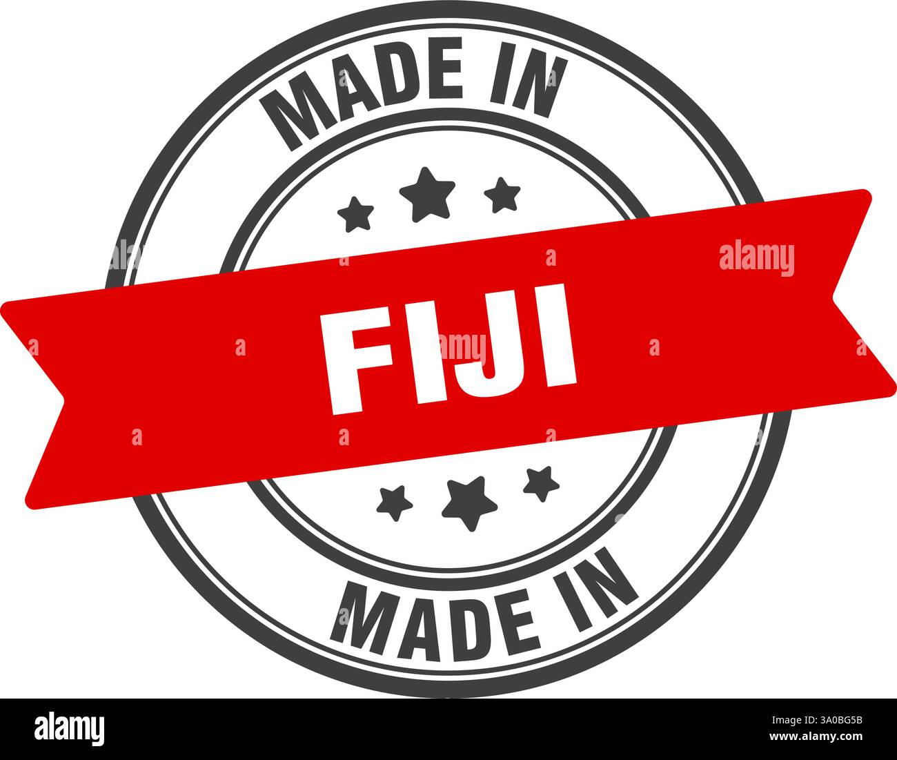 Made in Fiji stamp. Made in Fiji round sign Stock Vector Image & Art ...