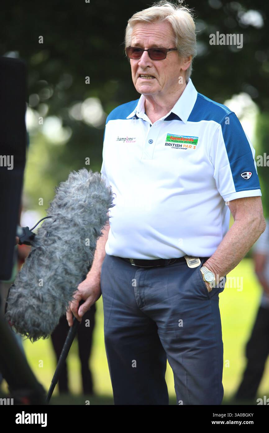 Actor William Roache takes part in celebrity pro-am golf at the Farm ...