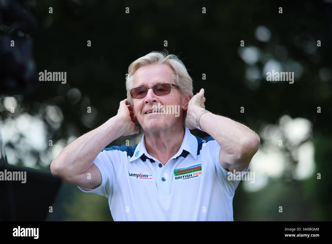 Actor William Roache takes part in celebrity pro-am golf at the Farm ...