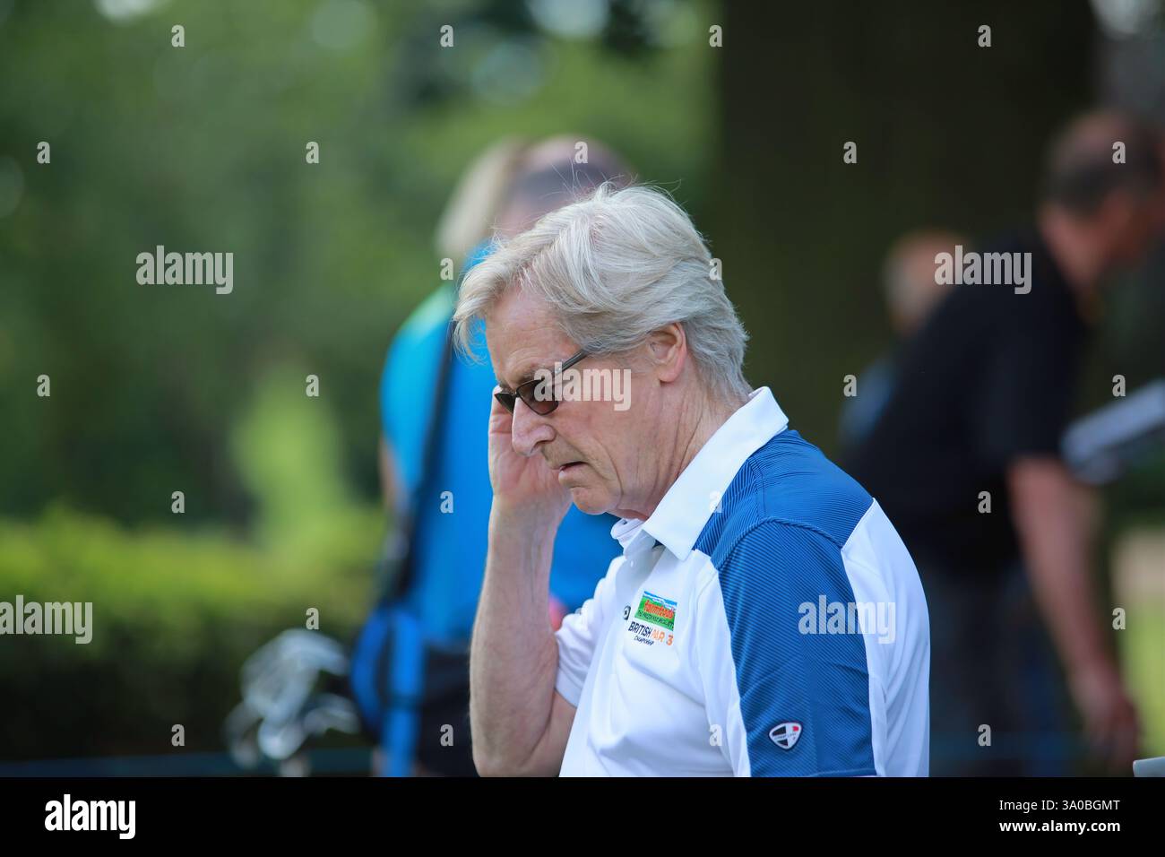 Actor William Roache takes part in celebrity pro-am golf at the Farm ...
