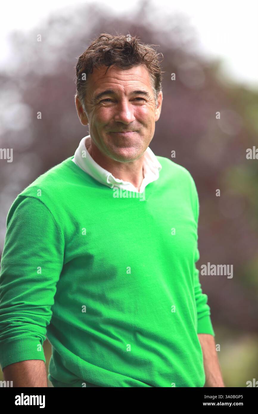 Dean Saunders takes part in celebrity pro-am golf at the Farm Foods ...