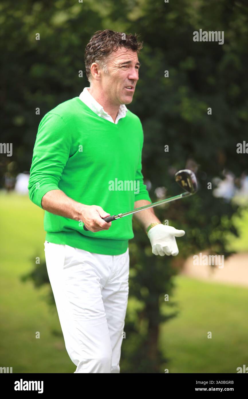 Dean Saunders takes part in celebrity pro-am golf at the Farm Foods ...