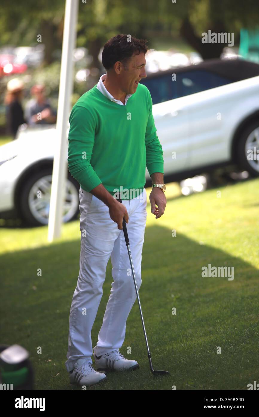 Dean Saunders takes part in celebrity pro-am golf at the Farm Foods ...