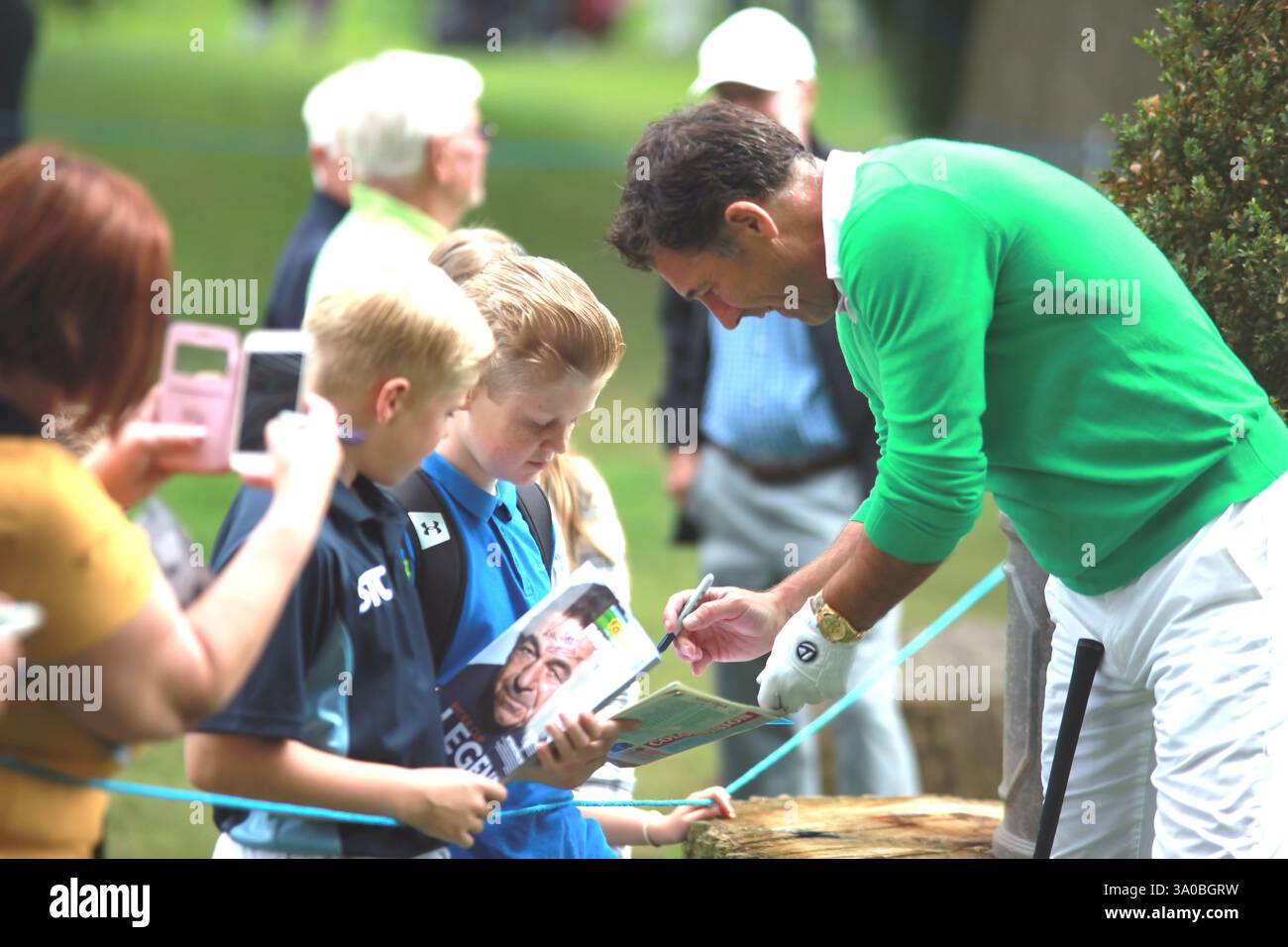 Dean Saunders takes part in celebrity pro-am golf at the Farm Foods ...