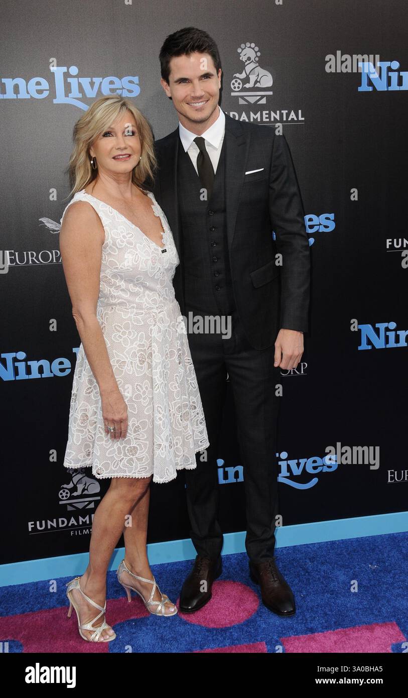 Jo Amell and Robbie Amell at the premiere Of 'Nine Lives' at the TCL ...