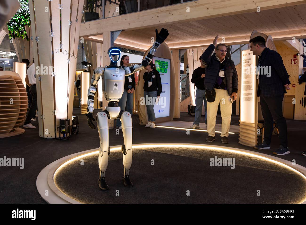 March 3, 2025, Hospitalet De Llobregat, Barcelona, Spain: Robot at the ...