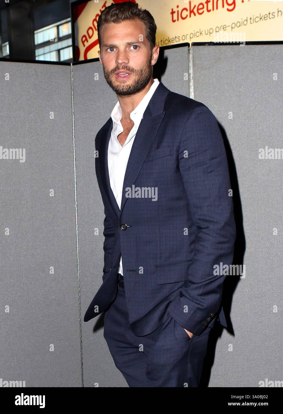 Actor Jamie Dornan attends the 'Anthropoid' New York Premiere at the ...