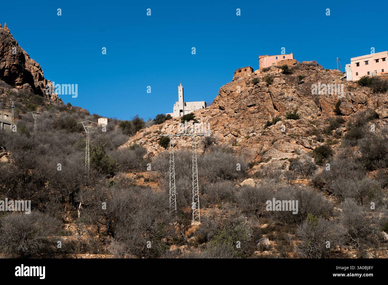 Traditional Berber House on a Rocky Hill in Tafraoute, Morocco – Remote ...