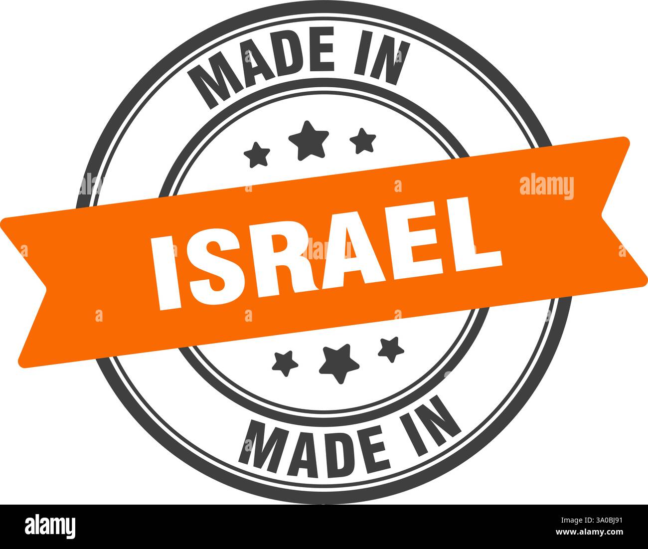 Made in Israel stamp. Made in Israel round sign Stock Vector Image ...