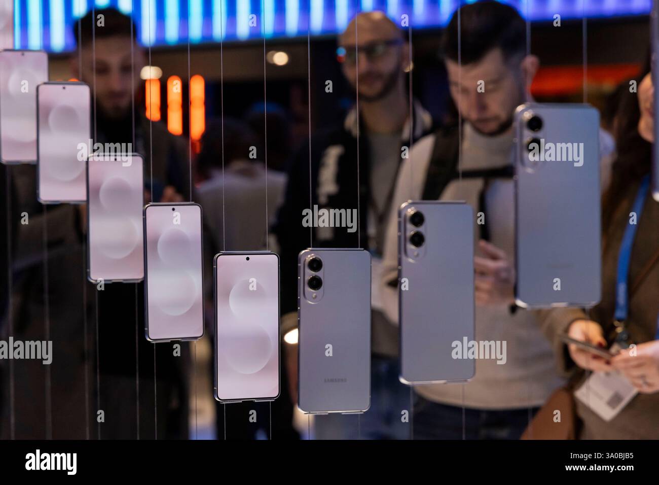 Hospitalet De Llobregat, Barcelona, Spain. 3rd Mar, 2025. Mobile phones ...