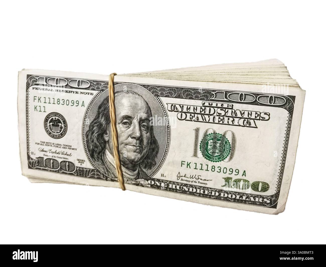 100 dollar notes hi-res stock photography and images - Alamy
