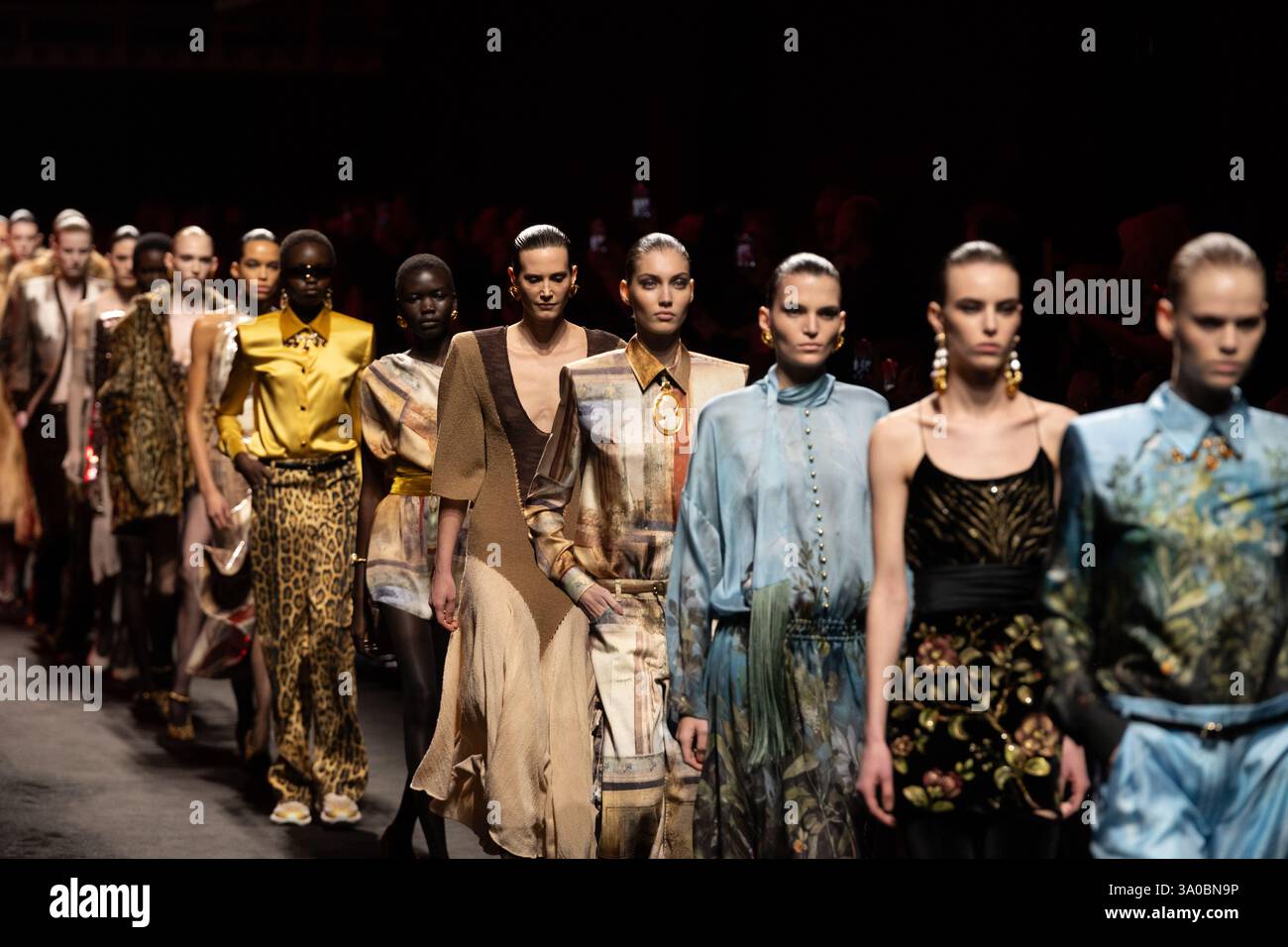 Milan, Italy. 27 Feb, 2025. Roberto Cavalli Fall/Winter 2025-2026 ...
