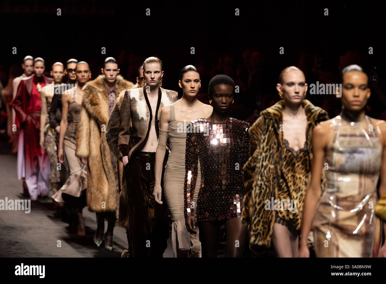 Milan, Italy. 27 Feb, 2025. Roberto Cavalli Fall/Winter 2025-2026 ...