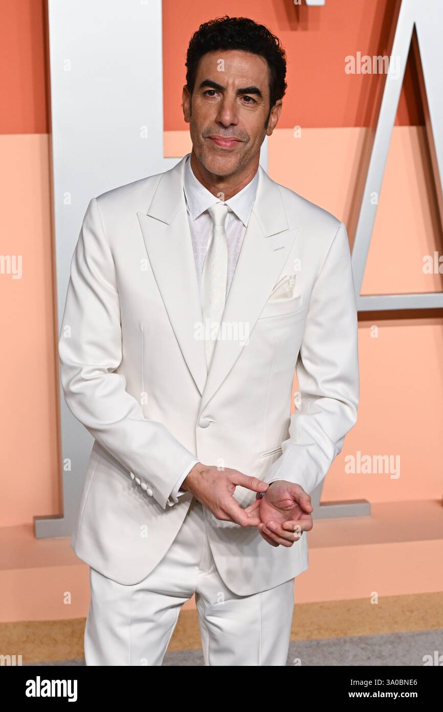 Los Angeles, USA. March 2nd, 2025. Sacha Baron Cohen arriving at the ...
