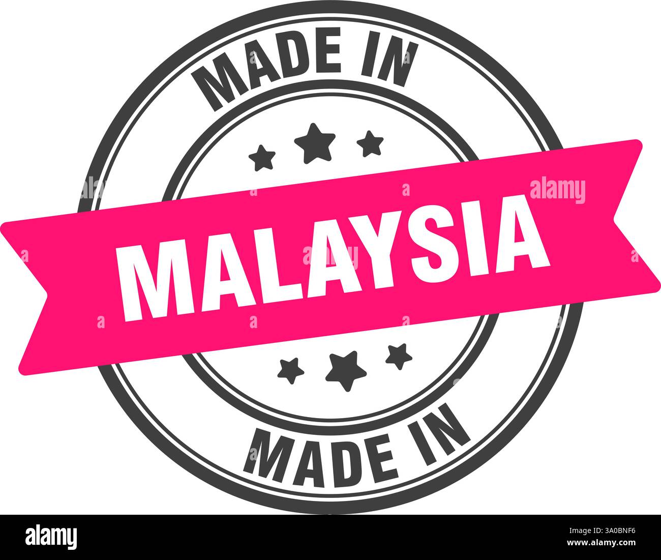 Made in Malaysia stamp. Made in Malaysia round sign Stock Vector Image ...