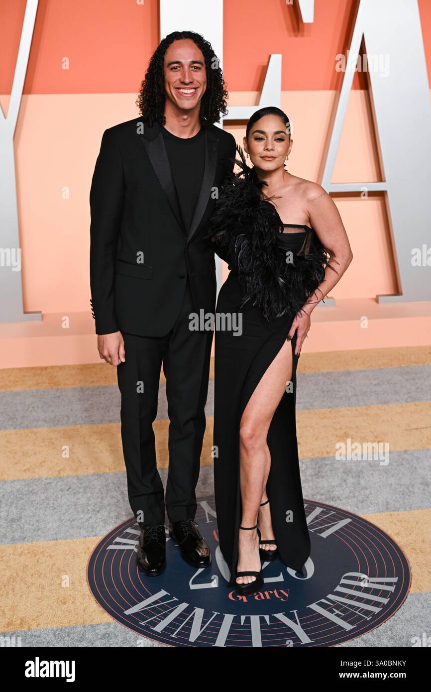 Los Angeles, USA. March 2nd, 2025. Cole Tucker and Vanessa Hudgens ...