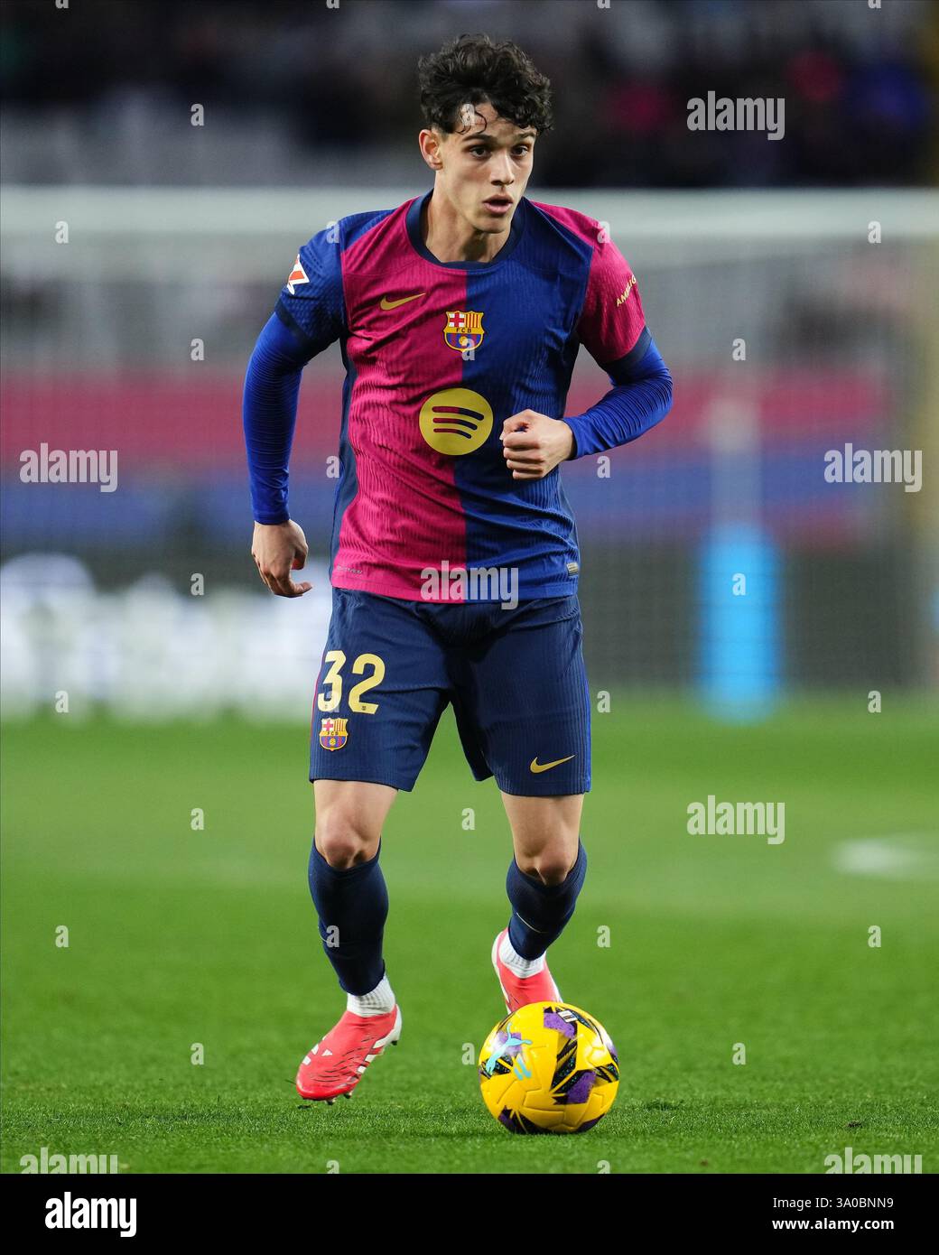 Hector Fort of FC Barcelona during the La Liga EA Sports match between ...