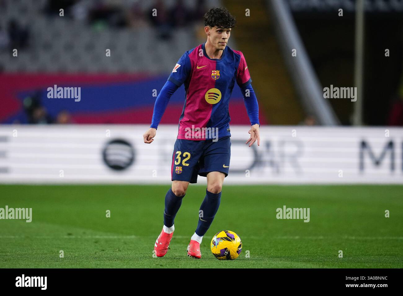 Hector Fort of FC Barcelona during the La Liga EA Sports match between ...