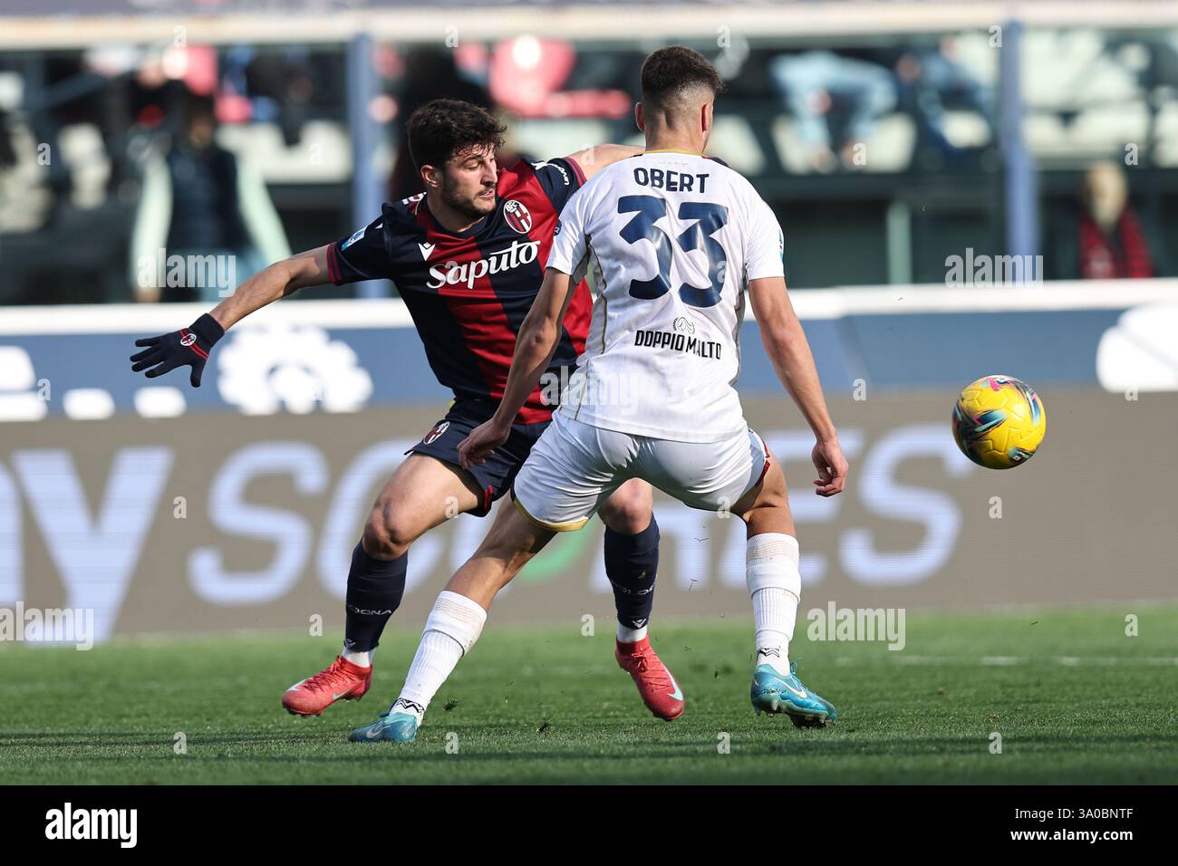 Riccardo Orsolini (Bologna)Adam Obert (Cagliari) ; during the Italian ...