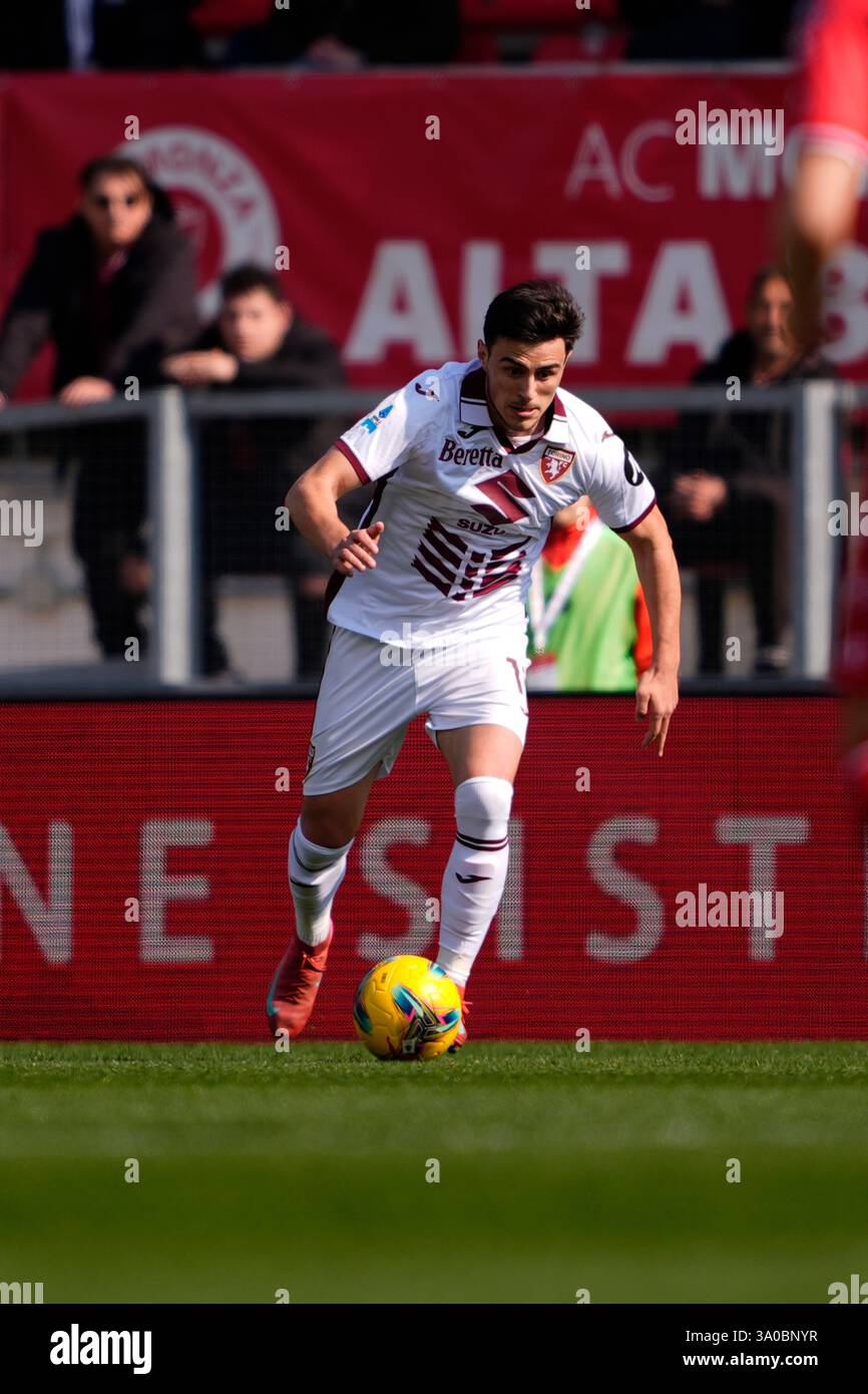 Torino’s Eljif Elmas during the Serie A soccer match between Monza and ...