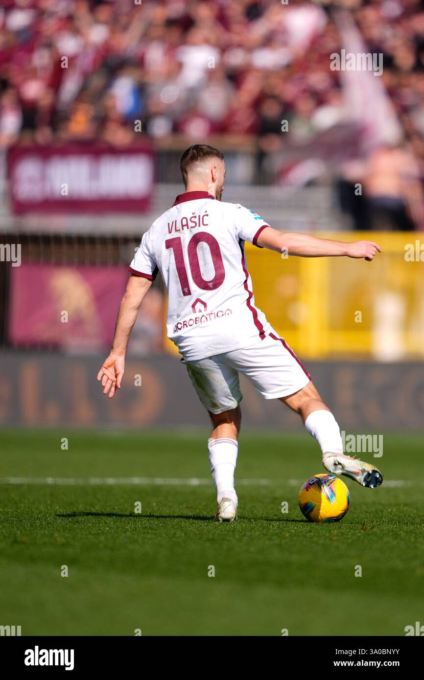 Torino’s Nikola Vlasic during the Serie A soccer match between Monza ...