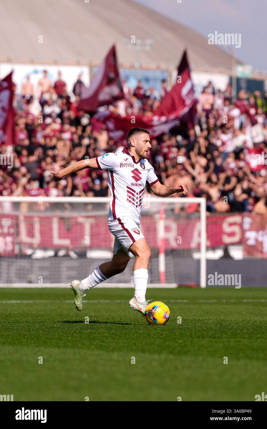 Torino’s Nikola Vlasic during the Serie A soccer match between Monza ...