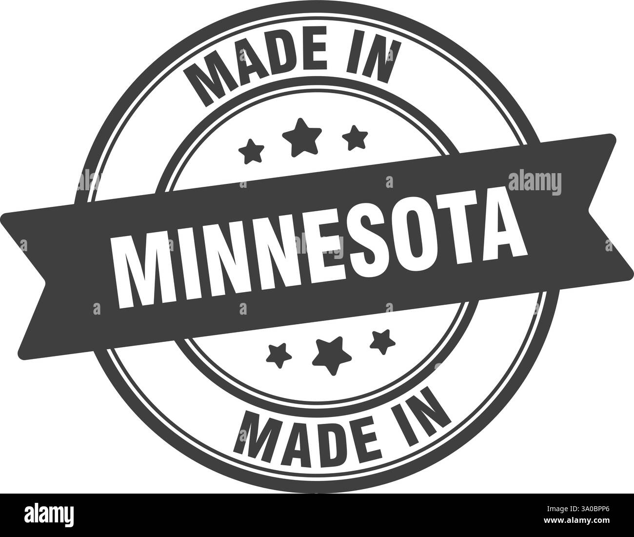 Made in Minnesota stamp. Made in Minnesota round sign Stock Vector ...