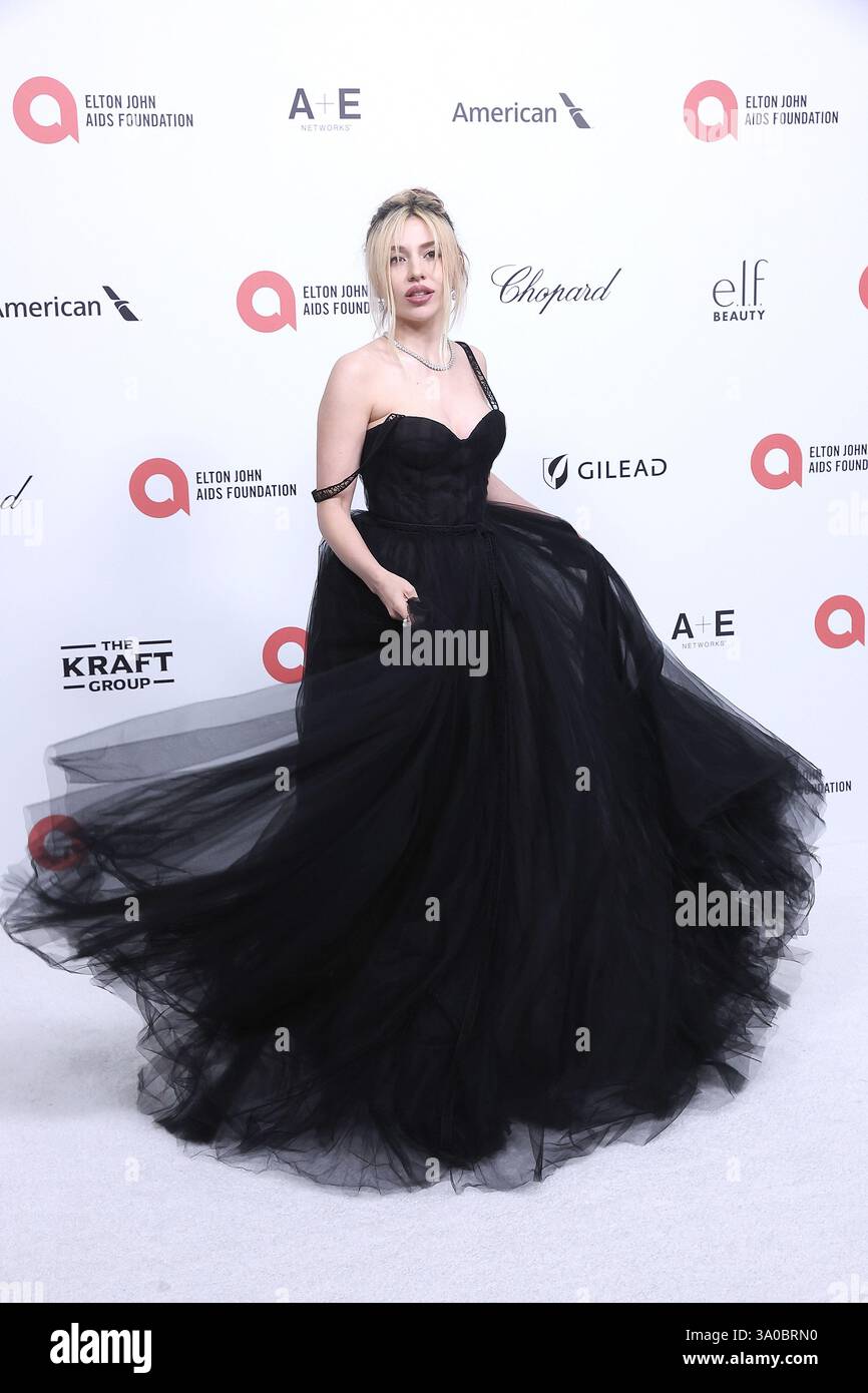 Ava Max attends Elton John AIDS Foundation's 33rd Annual Academy Awards ...