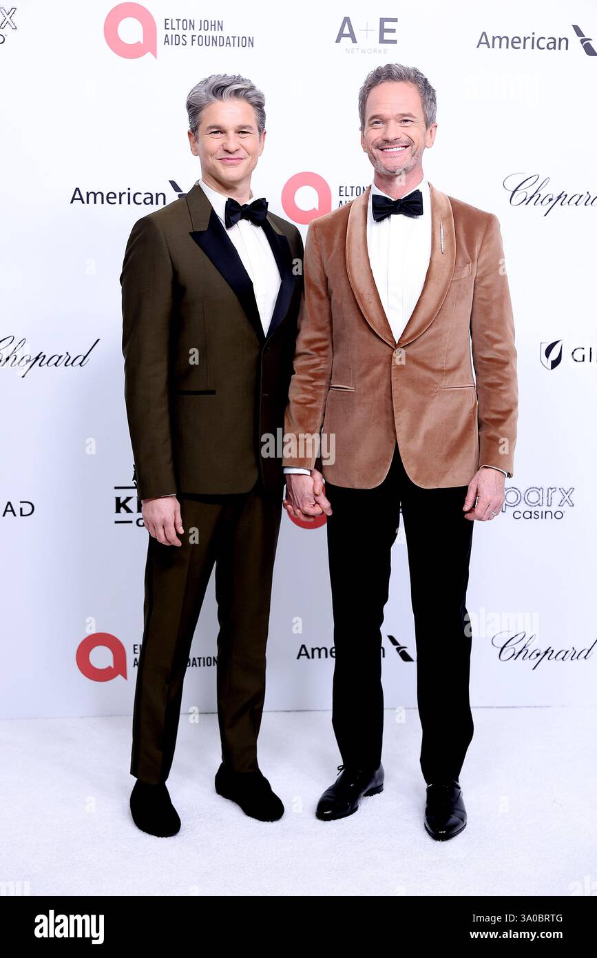 David Burtka, Neil Patrick Harris attend the 2025 Vanity Fair Oscar ...